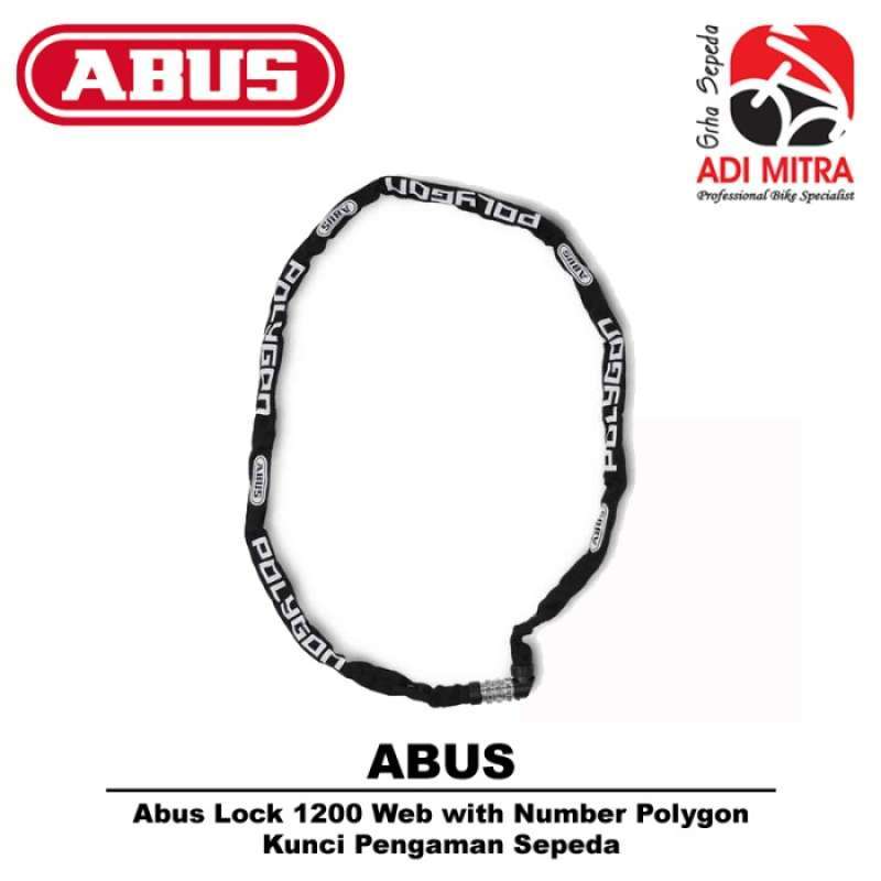 Jual Abus Lock 1200 Web With Number Polygon Kunci Pengaman Sepeda Di Seller Adimitra Online ...
