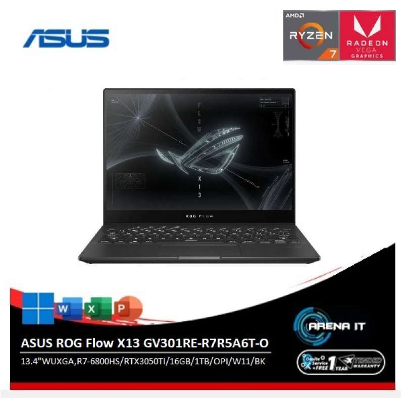 Promo ASUS ROG GV301RE-R7R5A6T-O (13.4WUXGA,R7-6800HS,16GB/1TB,BLACK ...