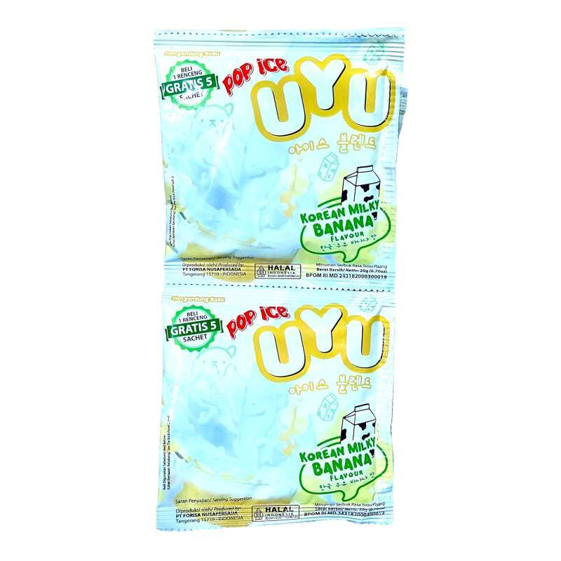 Jual Minuman Es Asyik POP ICE UYU KOREAN MILKY BANANA Es Blender ...