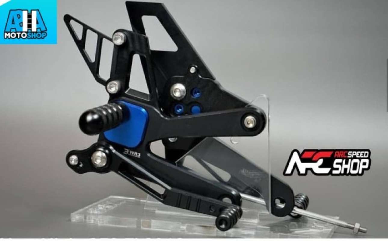 Promo Footstep Foot Step Racing WR3 V-Series Yamaha MT25 Black Blue ...