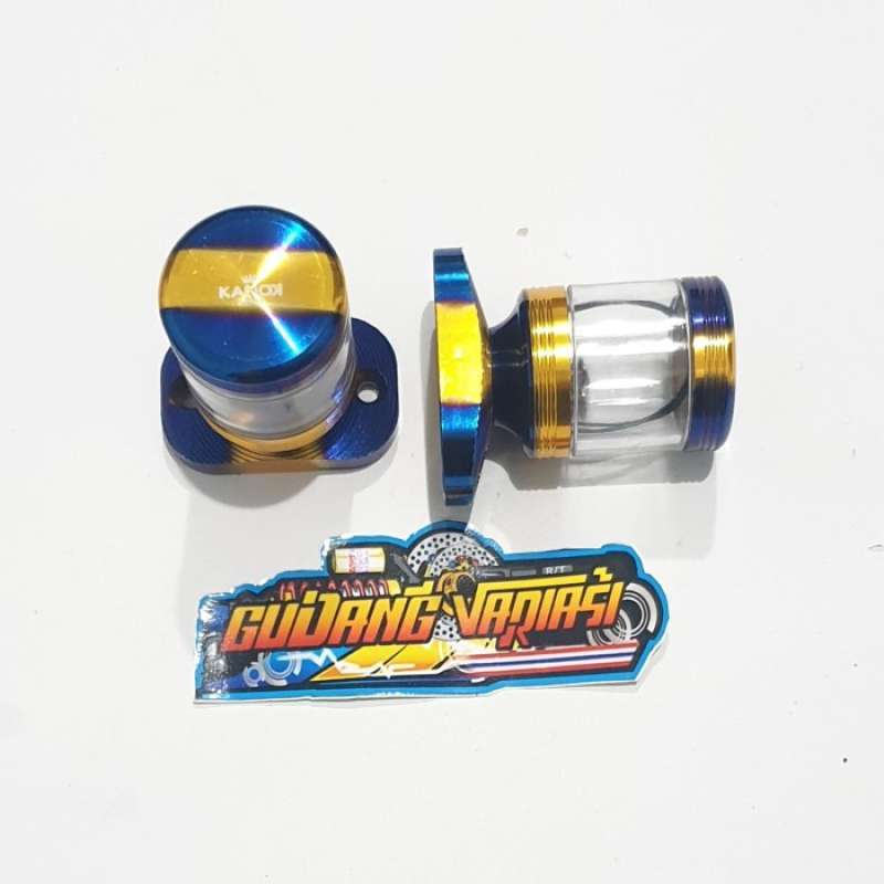Promo Tutup Stempel Kaca Minyak Rem Twotone Nmax 1 Set Diskon 23% Di ...