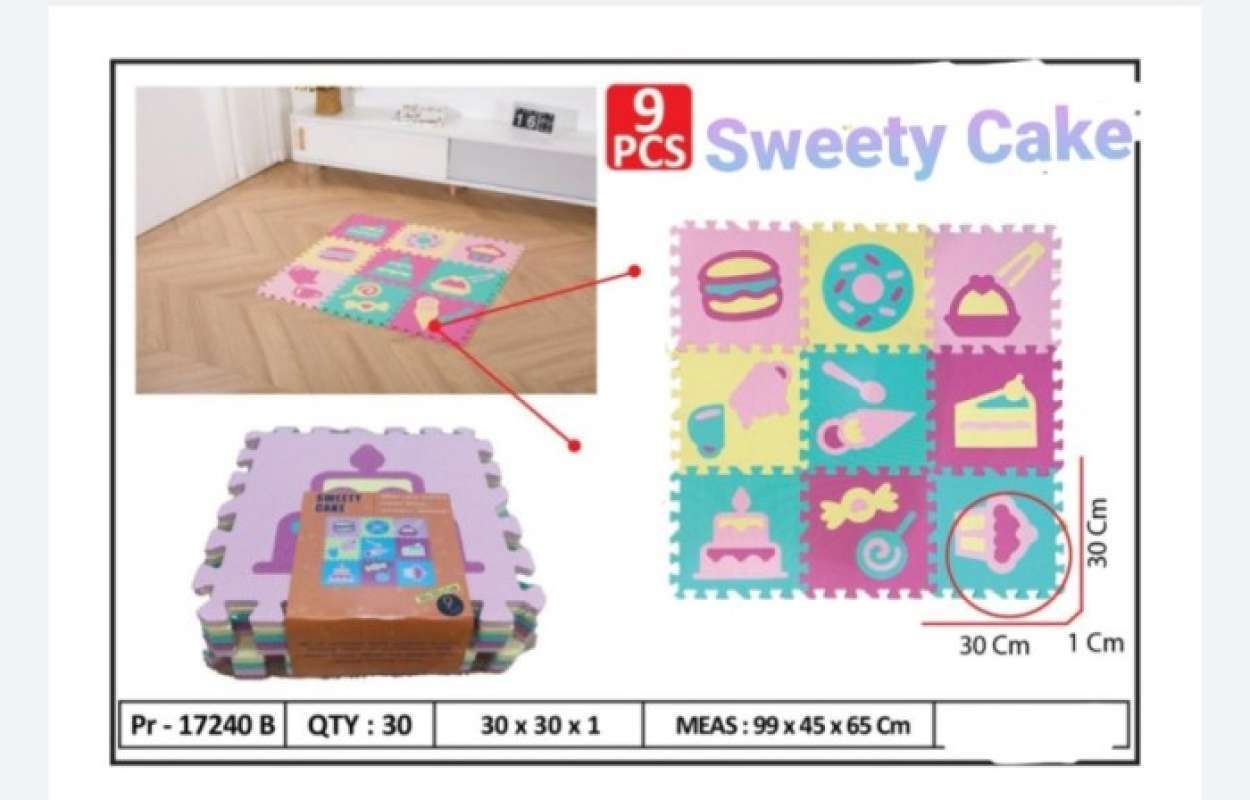 Promo Alas Lantai Bermain Anak Playmat Puzzle Gambar Diskon 23% Di ...