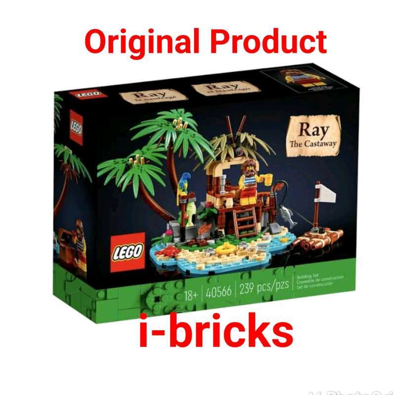 Jual Lego Ideas 40566 Ray The Castaway Di Seller I-bricks Official ...