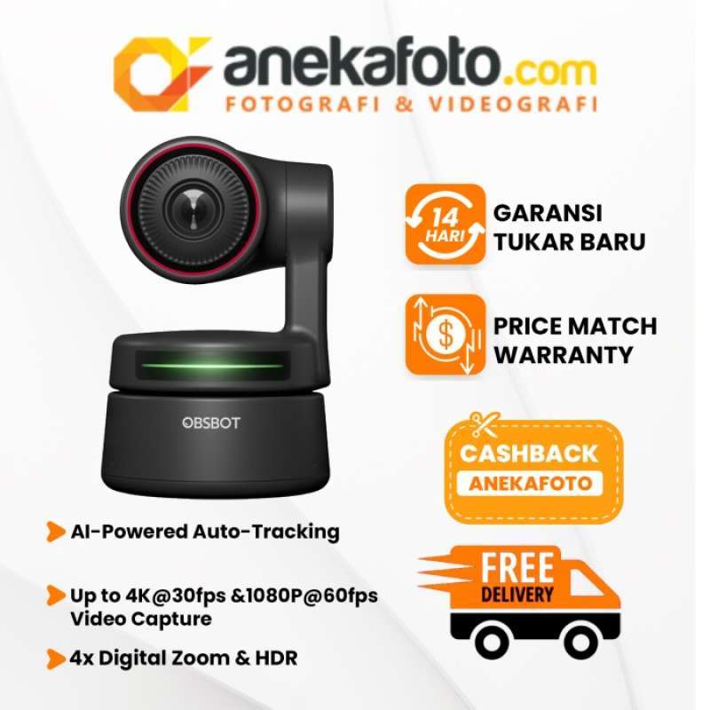 Promo Obsbot Tiny 4K Edition AI Powered PTZ 4K Webcam Diskon 23% di Seller Hunter Shop - Tegal ...