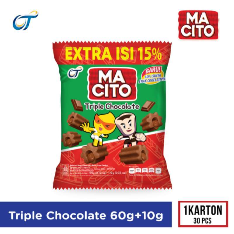 Jual Macito Triple Chocolate 60+10gr - [1 Karton] Di Seller Ot Official ...