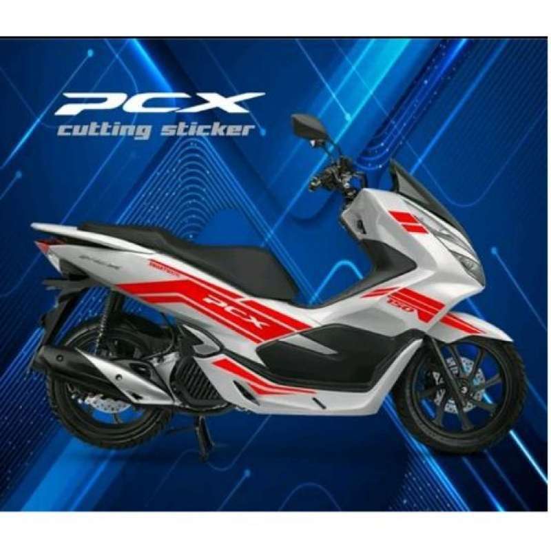 Promo Cutting Sticker Honda Pcx 4 Pilihan Warna New Design1 Diskon 23% ...