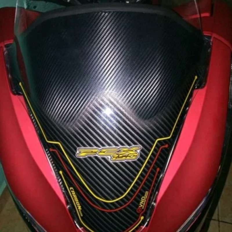 Promo Windshield Visor Pcx New Lokal Bening Non Carbon Diskon 23% Di ...
