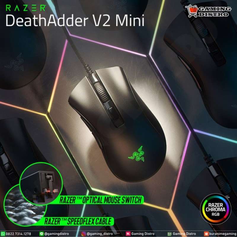 Promo Mouse Gaming Razer Deathadder V2 Mini - Razer Deathadder V2 Mini ...