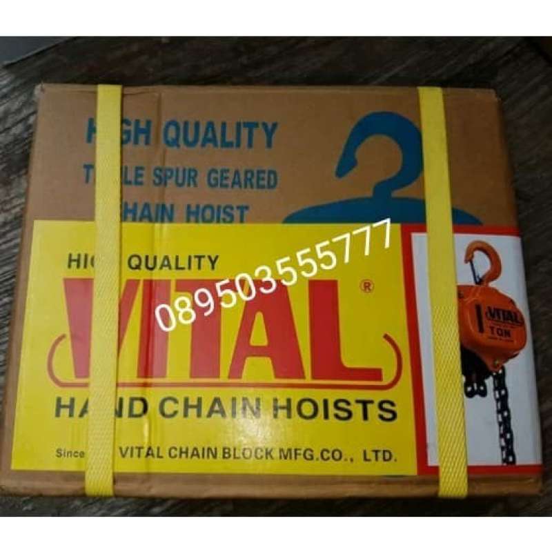 Promo Chain Block VITAL 2 Ton x 15 Meter - Takel Hand Chain Pulley ...