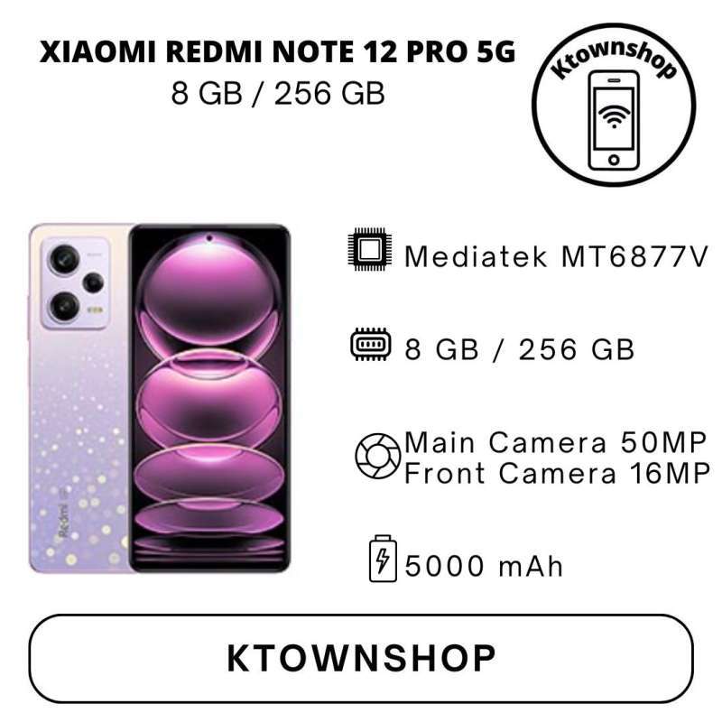 Jual Xiaomi Redmi Note 12 Pro 5G 8/256GB RAM 8GB ROM 256GB ( PROMO ) di ...