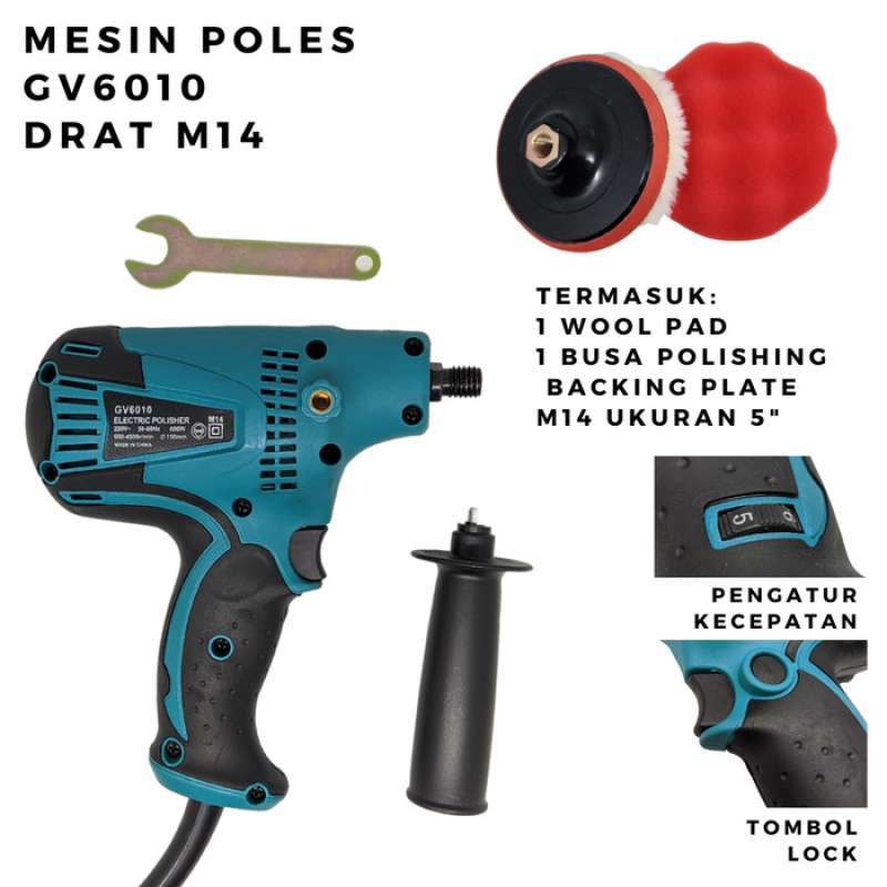 Jual Mesin Alat Poles Rotary Kecil Polishing Paint Correction Machine ...