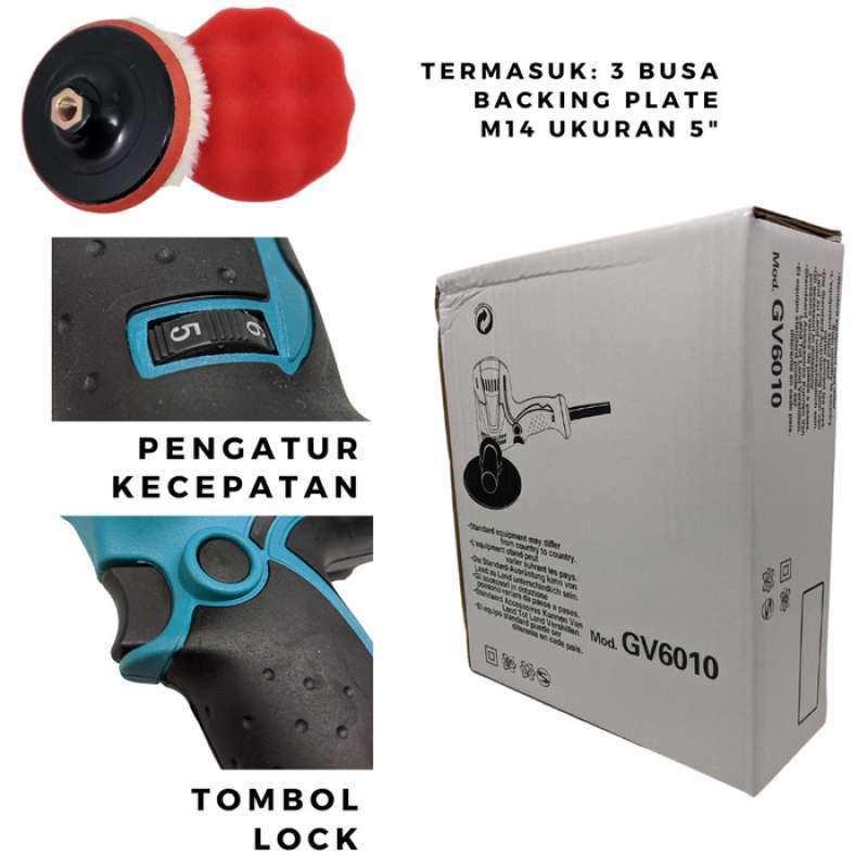 Jual Mesin Alat Poles Rotary Kecil Polishing Paint Correction Machine ...