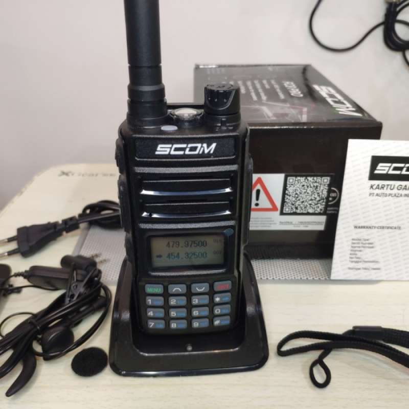 Promo HT SCOM FC8 PRO dual band Fast charging usb C type ijin resmi KOMINFO Diskon 33% di Seller ...