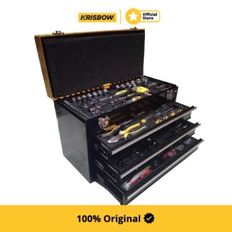 Promo Krisbow Set Tools Perkakas Mekanik Pro 445 Pcs Lrtkm445 Diskon 25 ...