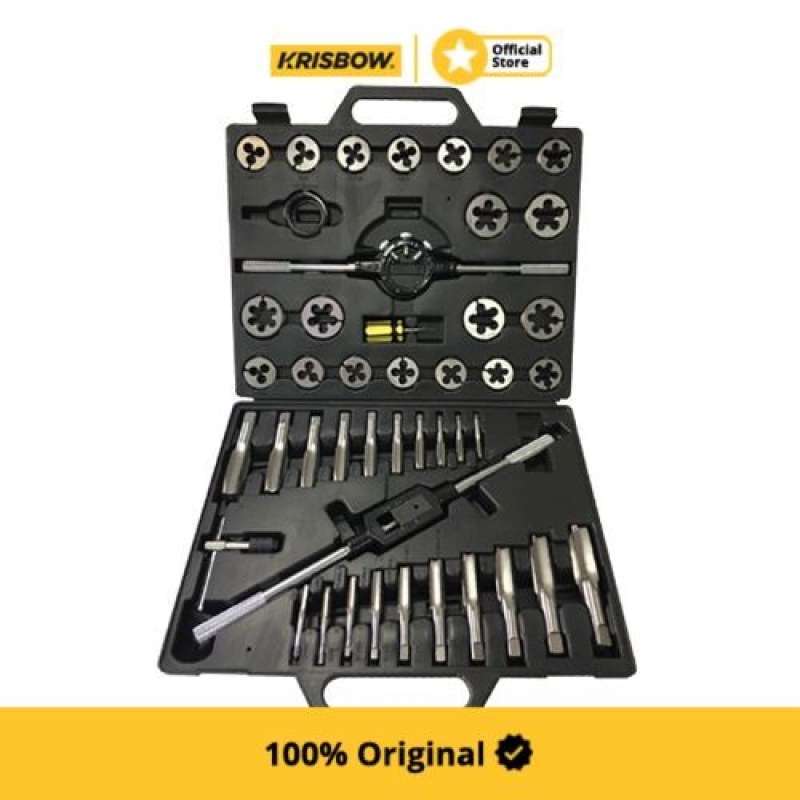 Promo Krisbow Set Tap & Die Unc Unf 6.35-25.4 Mm Ortdui1 Diskon 15% di ...