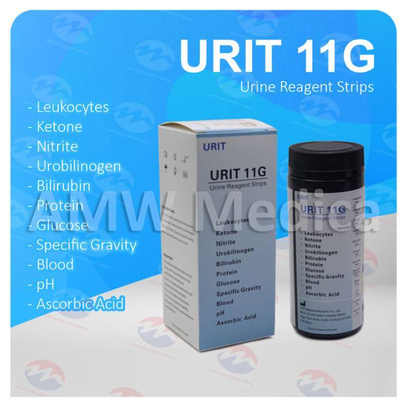 Promo Urit 11G Uritest 11 Urine Reagent Strip Urit 11 Parameter Isi 100 ...