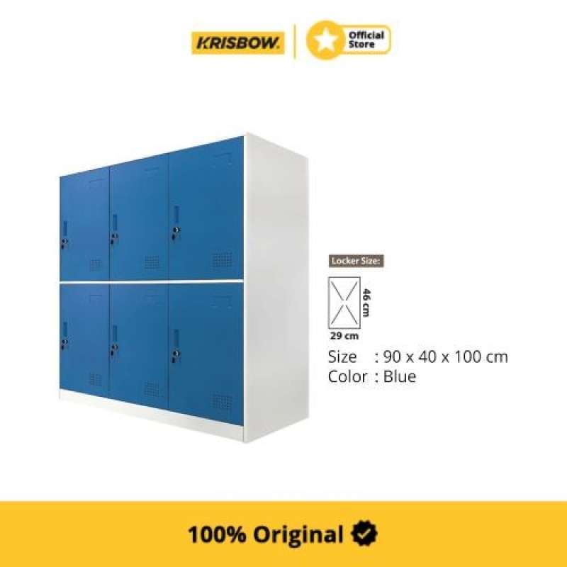 Promo Krisbow Loker 6 Pintu Sl-a6 - Biru Diskon 15% Di Seller Krisbow ...