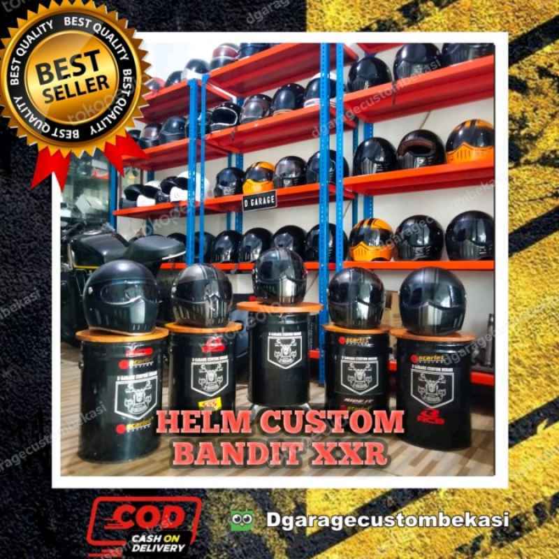 Promo Helm Custom Bandit Xxr Cc Helm Cakil M30 Vintage Classic Diskon ...