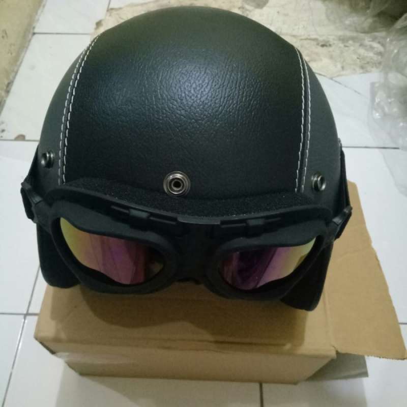 Promo Helm Bogo Pilot Atau Retro Dan Brimbo Per Kaca Mata Diskon 23% di ...