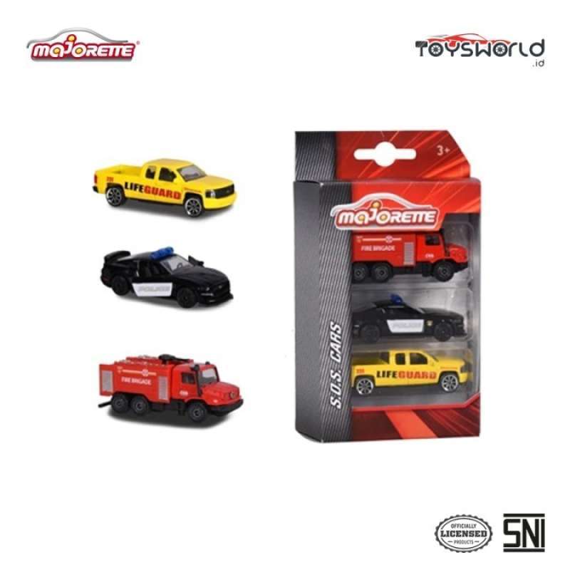 Jual Majorette Diecast S.o.s Series 3 Packs Set Di Seller Kim Nona Shop ...