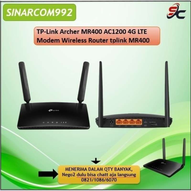 Promo Archer Mr400 Ac1200 4g Lte Modem Wireless Router Tplink Mr400 ...
