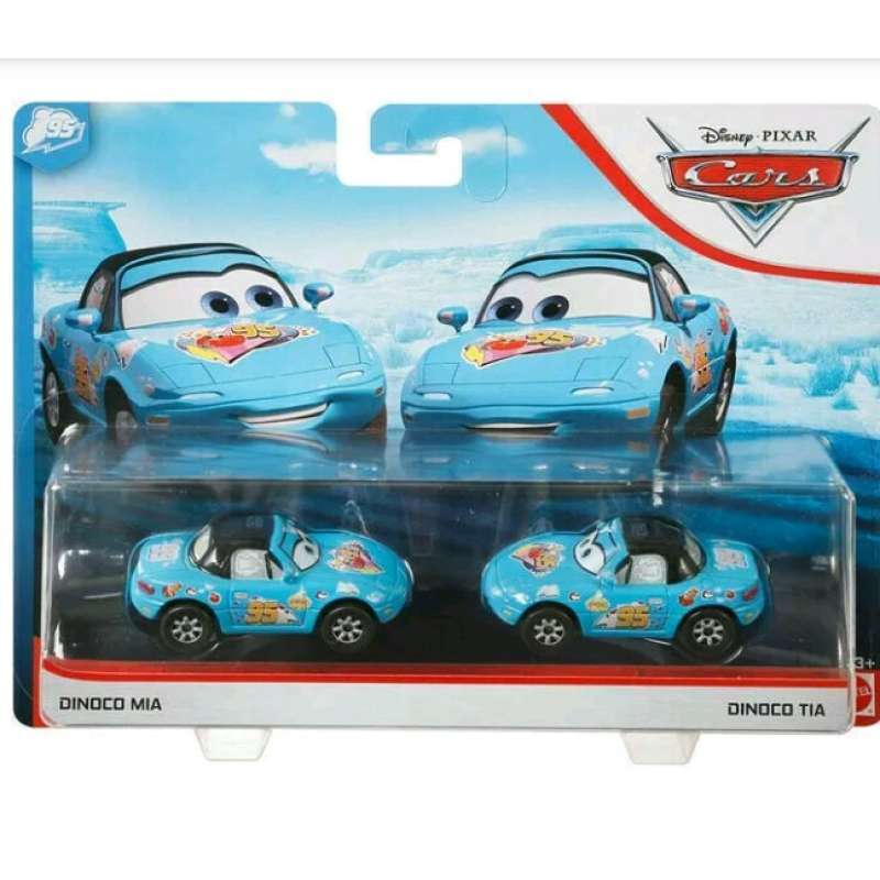 Promo Dinoco Tia and Dinoco Mia DISNEY PIXAR CARS 2 packs Mattel ...