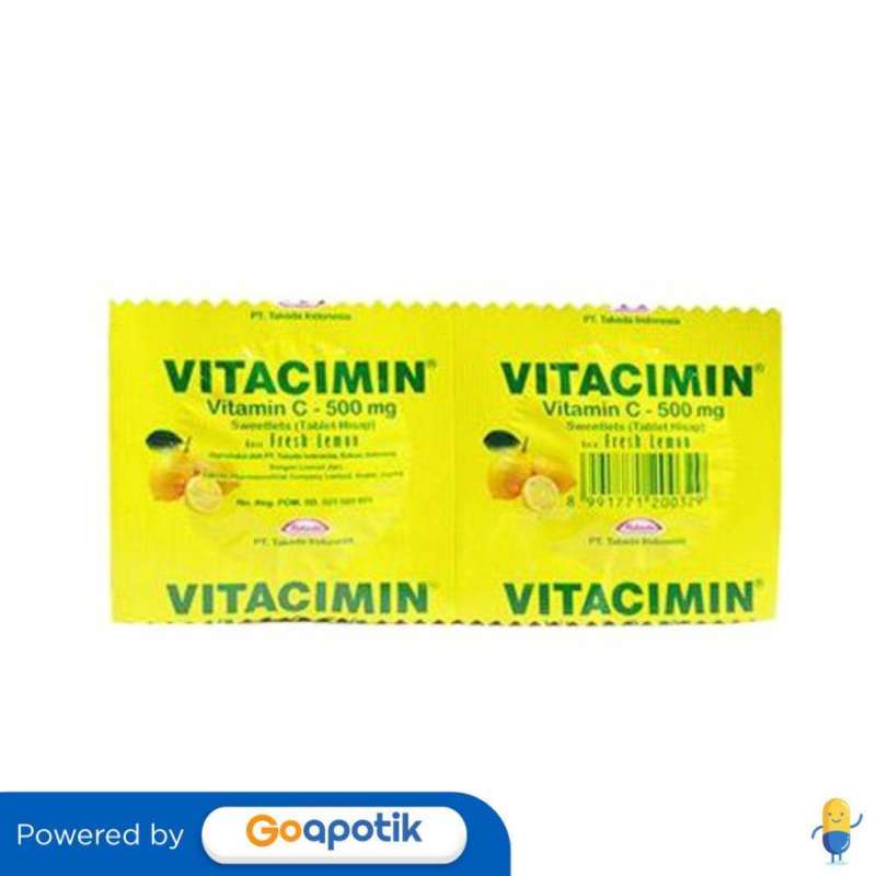 Jual Vitacimin 500 Mg Strip 2 Tablet Di Seller Apotek Deandra Farma ...