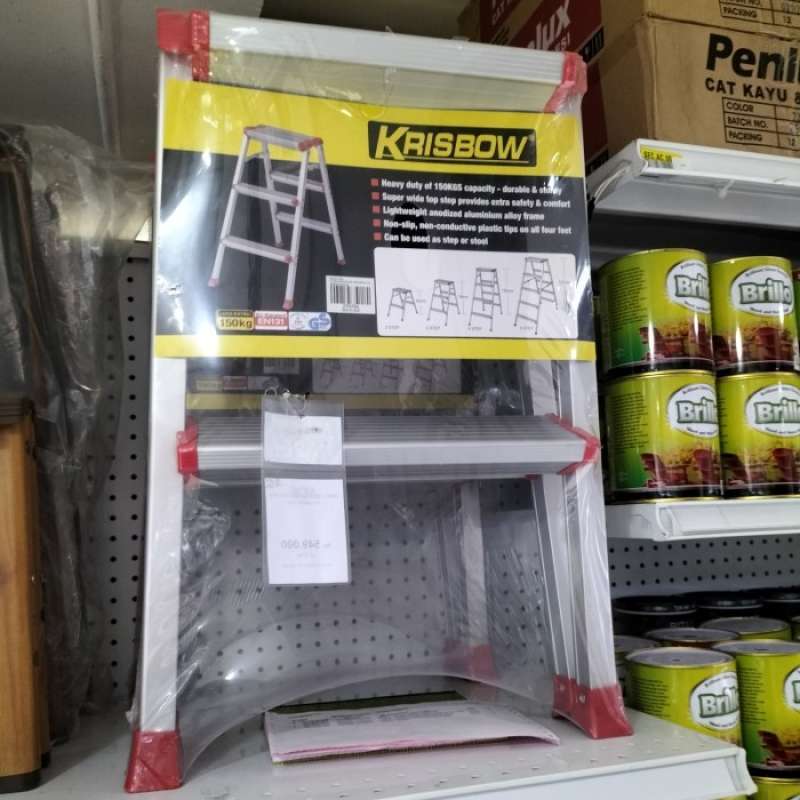 Promo Krisbow Tangga Aluminium Dengan Pijakan Lebar 2 Step Diskon 23% ...
