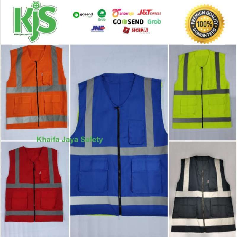 Jual Rompi proyek drill / rompi drill / rompi safety / American drill ...