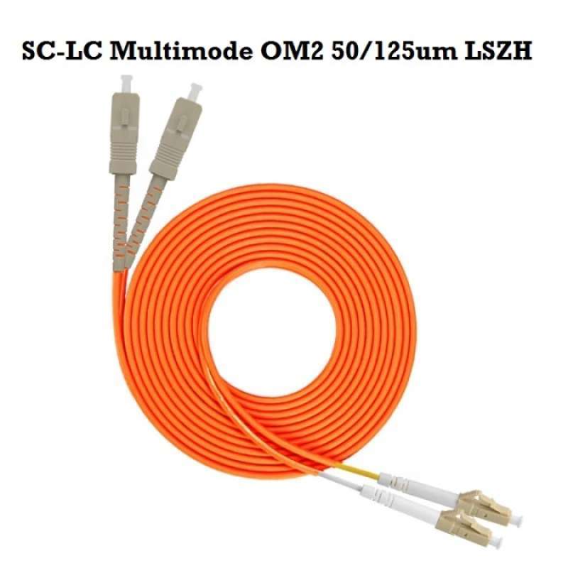 Promo Lc Sc / Sc Lc Patchcord Fiber Optic Duplex Multimode 50/125Um 3 ...