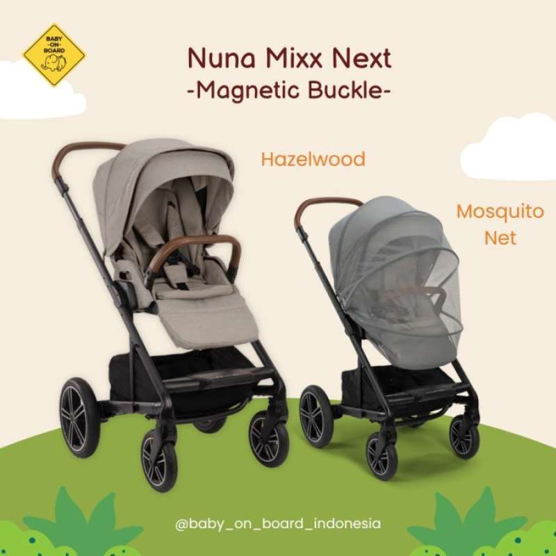 Jual Nuna Mixx Next Stroller Hazelwood With Mosquito Net - Kereta ...