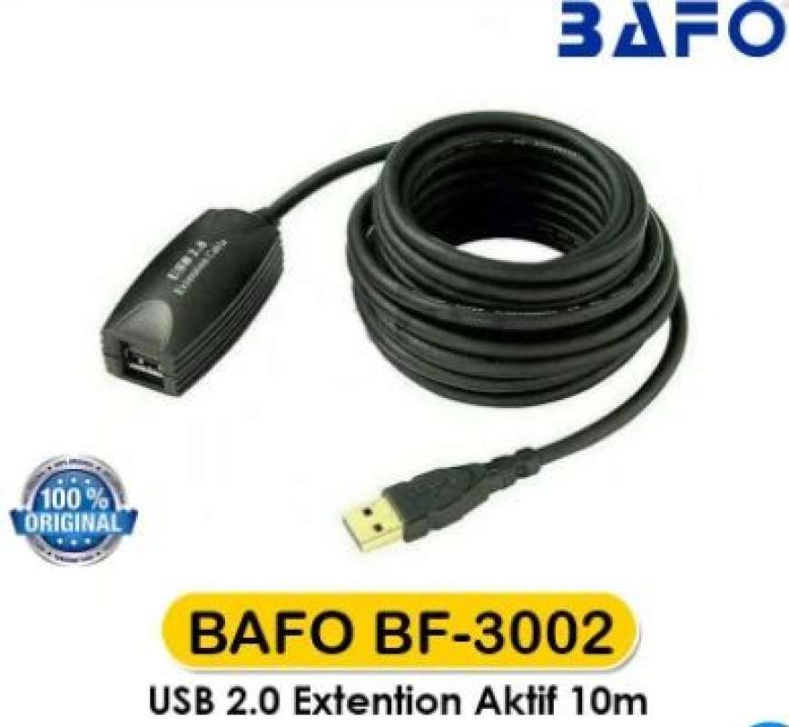 Promo Usb 2.0 Extension Aktif Cable Bafo 10M Bf-3002-Usb Male-Female ...
