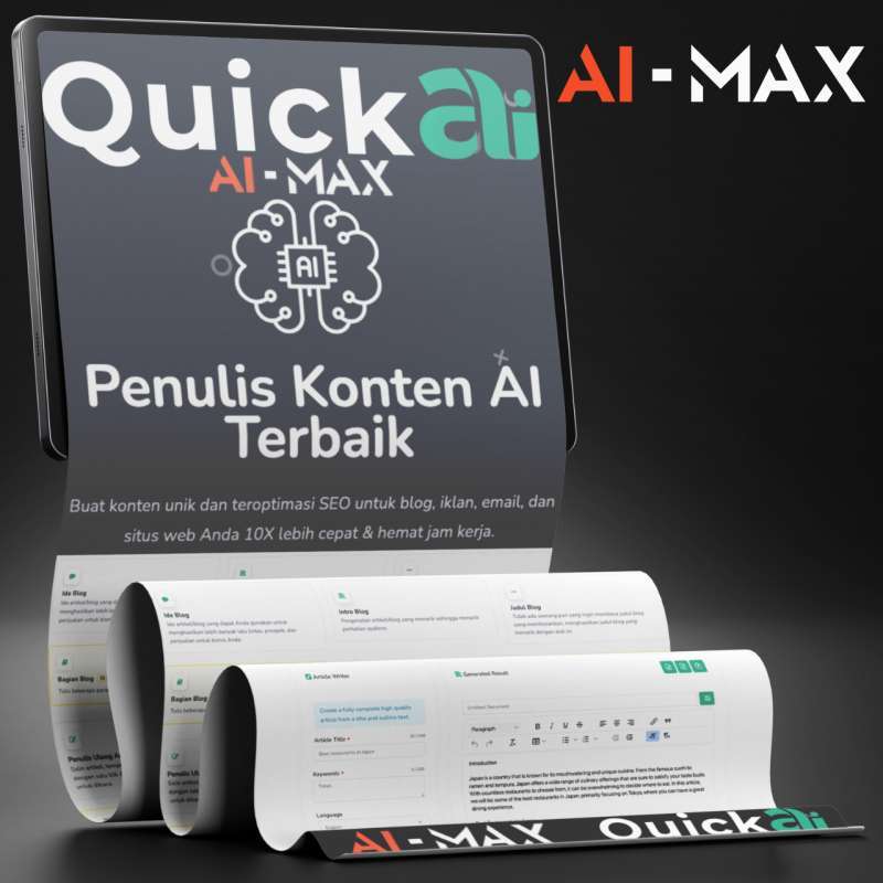 Jual QuickAI: Solusi Cepat dan Praktis Menciptakan Konten Berkualitas ...