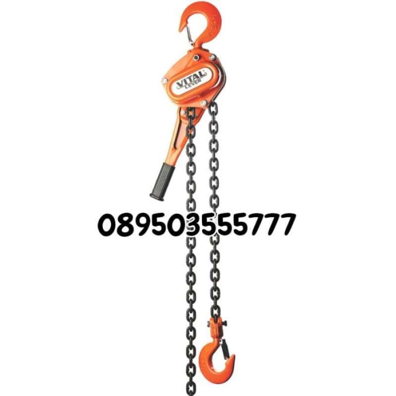 Promo VITAL Lever Block 3.2 Ton x 1.5 Meter - Chain Block Lever Hoist ...