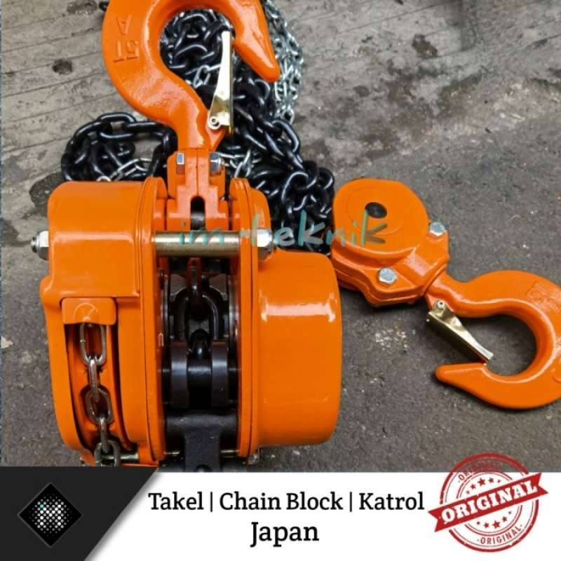 Promo Chain block Takel Nagasaki 5 Ton x 5 Meter Japan Diskon 23% di ...