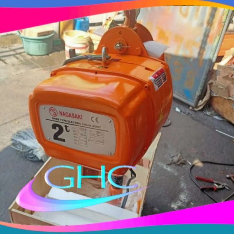 Promo ELECTRIC CHAIN HOIST 2 TON × 30 METER JAPAN ELECTRIK LISTRIK 2 ...