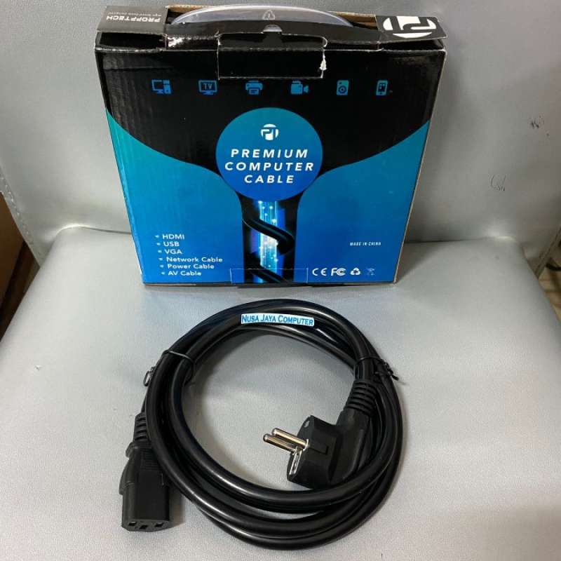 Promo Kabel Power Cpu 2 Meter Rvtech Kabel Power Pc Computer Ac Cord 2 ...