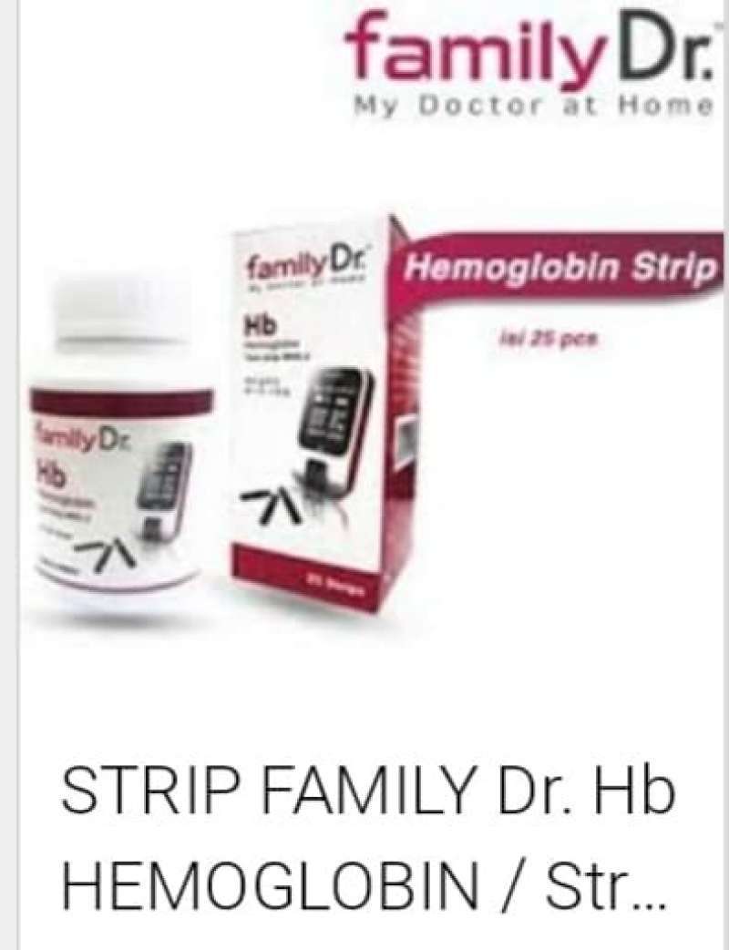 Promo Strip Family Dr Hb Cek Hemoglobin Diskon 17% Di Seller Mahanani ...