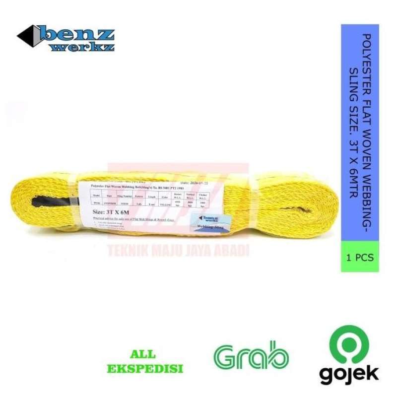 Promo Benz Webbing Sling 3ton X 6mtr / 3t X 6m Diskon 23% Di Seller ...
