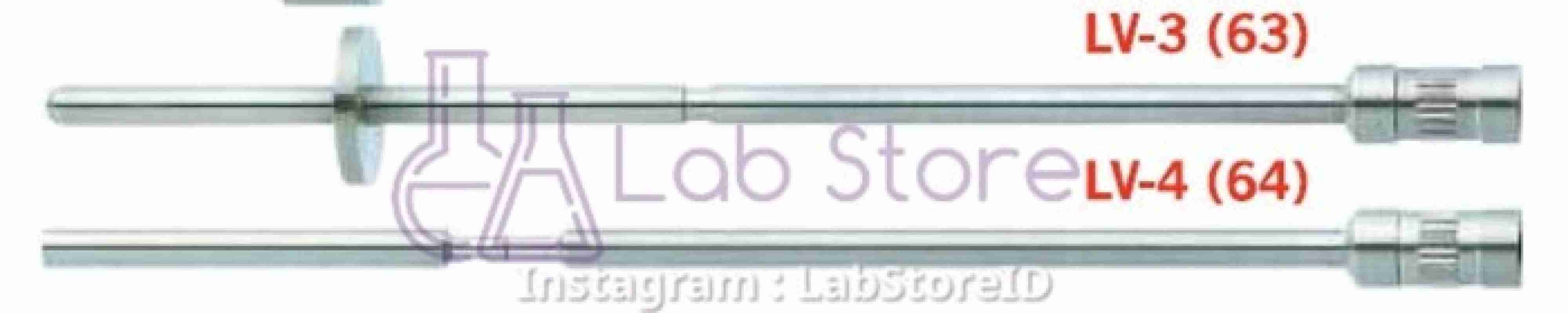 Jual Spindle Viscometer Brookfield LVT type LV-3 (63) Spindel LVT No. 3 ...