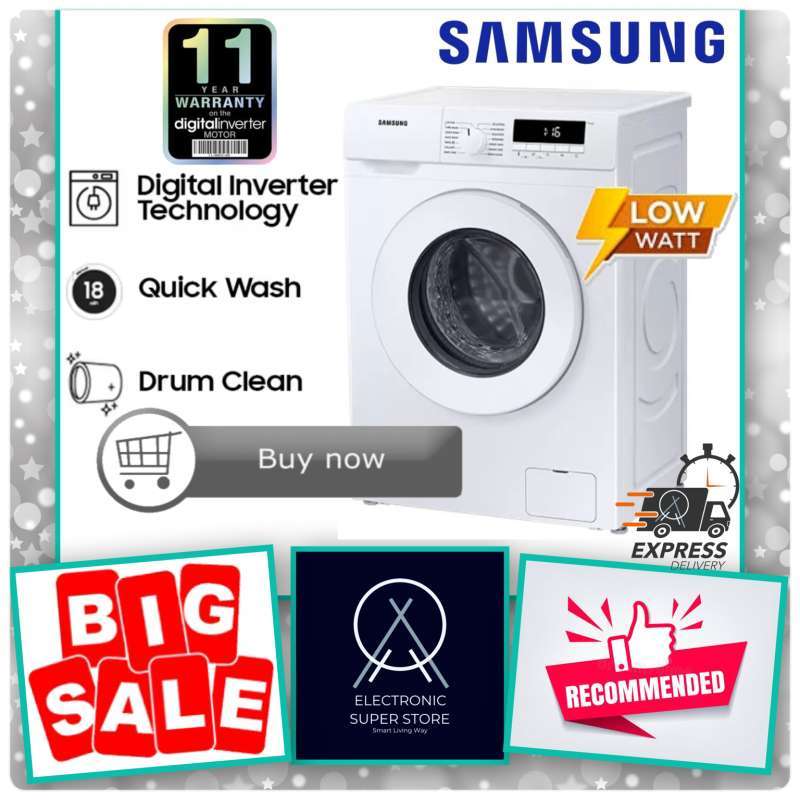 Promo Mesin Cuci Samsung Front Loading 7kg Ww70t3020ww Ww70t Digital ...