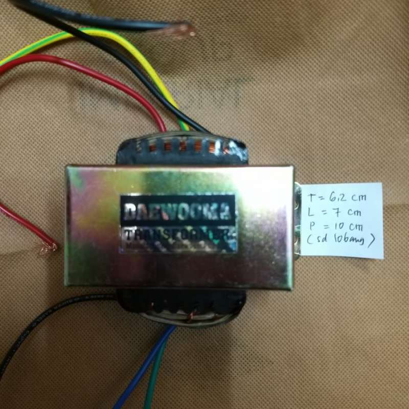 Promo step up/down trafo 3A 220v/24v kabel Diskon 23% di Seller Maslika ...