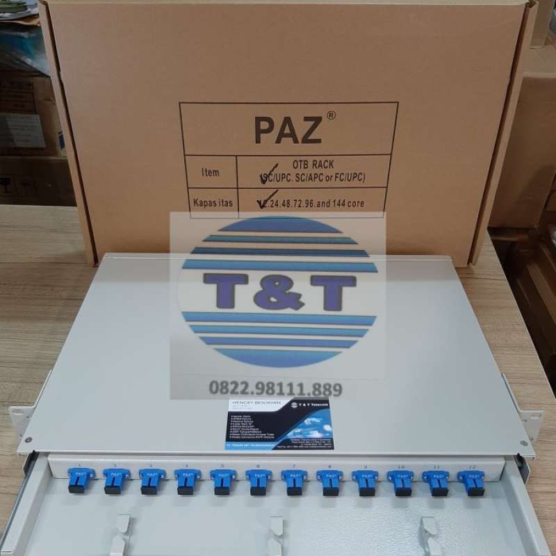Jual Otb Rack 12 Core Paz + Adaptor Sc Di Seller Caeraa Shop - Wanasari ...