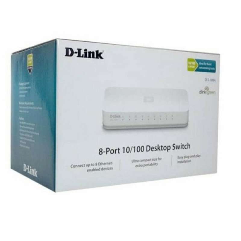 Promo DGS-1008A 8-Port DLINK DGS1008A 8port Gigabit Switch Hub Diskon ...