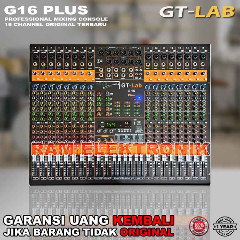 Promo Mixer Audio GT Lab 16 Channel G16 G 16 Original By RDW Diskon 20% ...