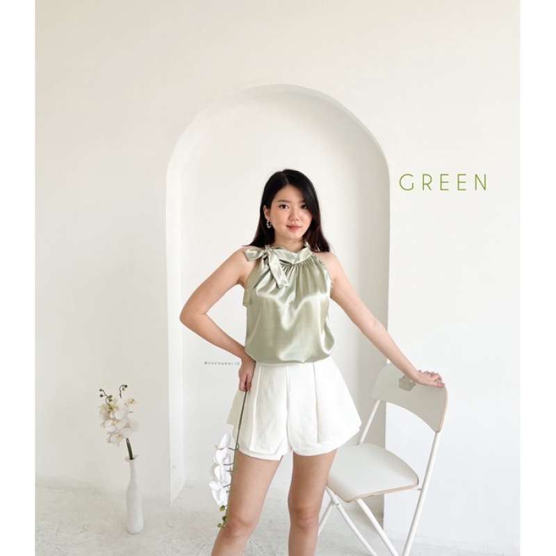 Jual Satin Top Halter Neck Model Terbaru & Kekinian - Harga Diskon Juli ...