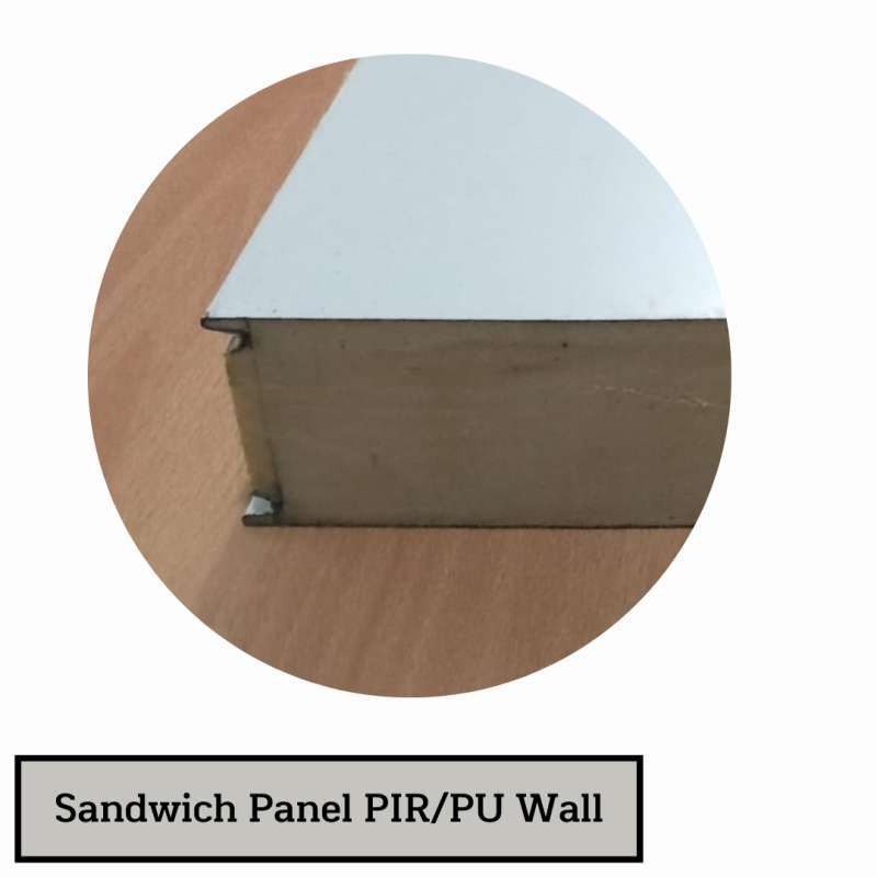 Jual Sandwich Panel Pir Wall/dinding Color Standar - Skin 0.40mm Tebal ...