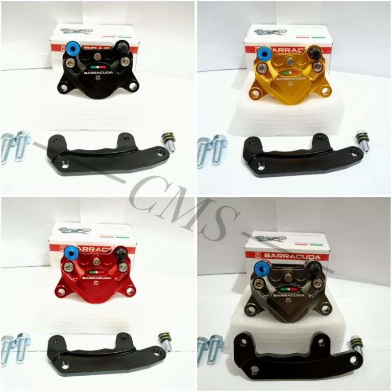 Promo Kaliper Belakang 2 Piston Barracuda Plus Breket Yamaha Nmax 155 Old Diskon 17% di Seller ...