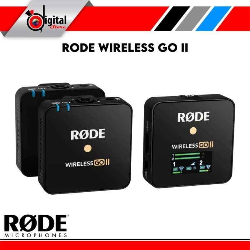 Jual rode wireless go ii 2 dual channel wireless microphone system di Seller Edenn Shop ...
