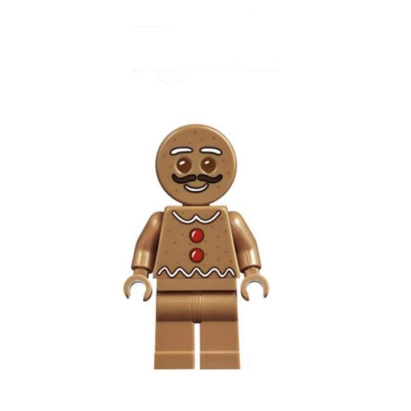 Promo LEGO Minifigure Gingerbread Moustache 10267 HOL169 Ginger bread ...